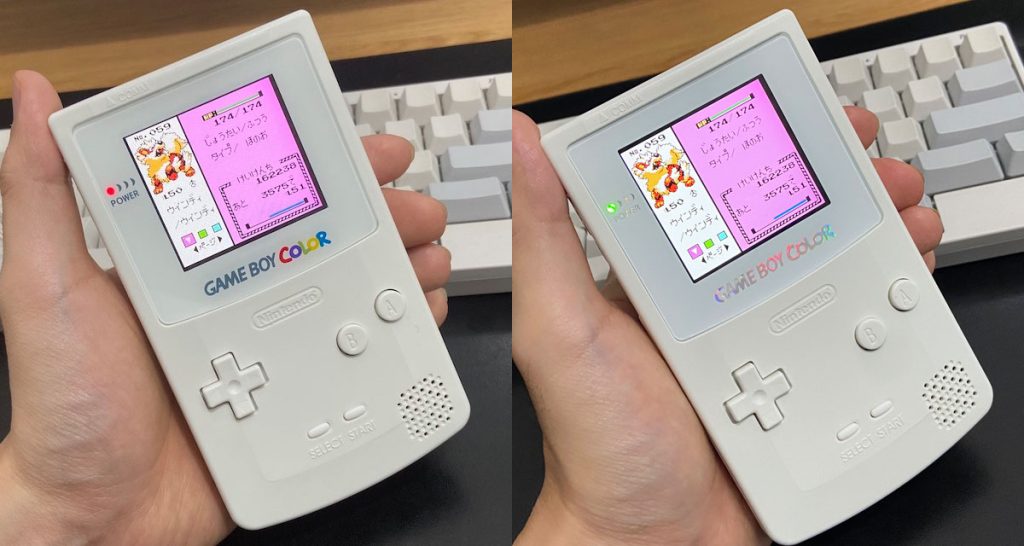 ゲームボーイカラー 電源LEDの交換方法 - Nakayaman